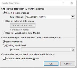 Table and Chart Combinations in Excel Power Pivot - GeeksforGeeks