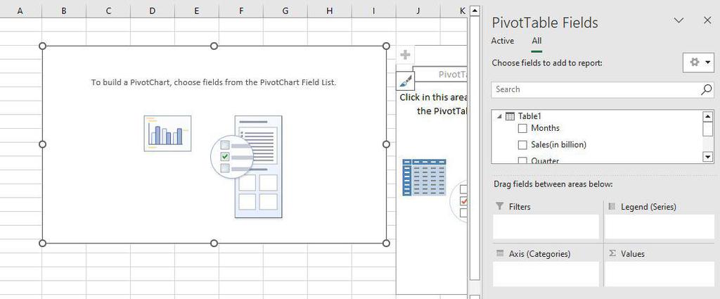 Table and Chart Combinations in Excel Power Pivot - GeeksforGeeks