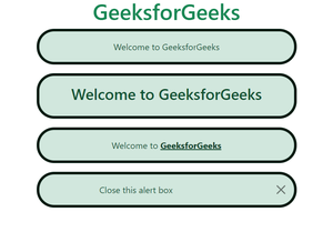 Bootstrap 5 Alerts SASS - GeeksforGeeks