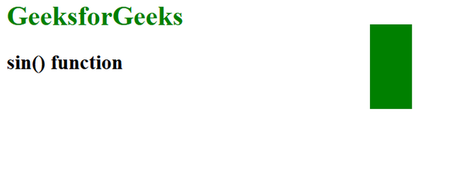 CSS types.sin() Function - GeeksforGeeks