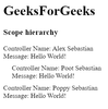 Explain the concept of scope hierarchy - GeeksforGeeks