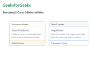 Bootstrap 5 Cards Mixins utilities - GeeksforGeeks
