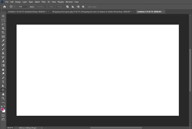 How to Wrap Text around Shapes in Adobe Photoshop?
