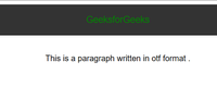How to use .otf fonts on web browsers ? - GeeksforGeeks