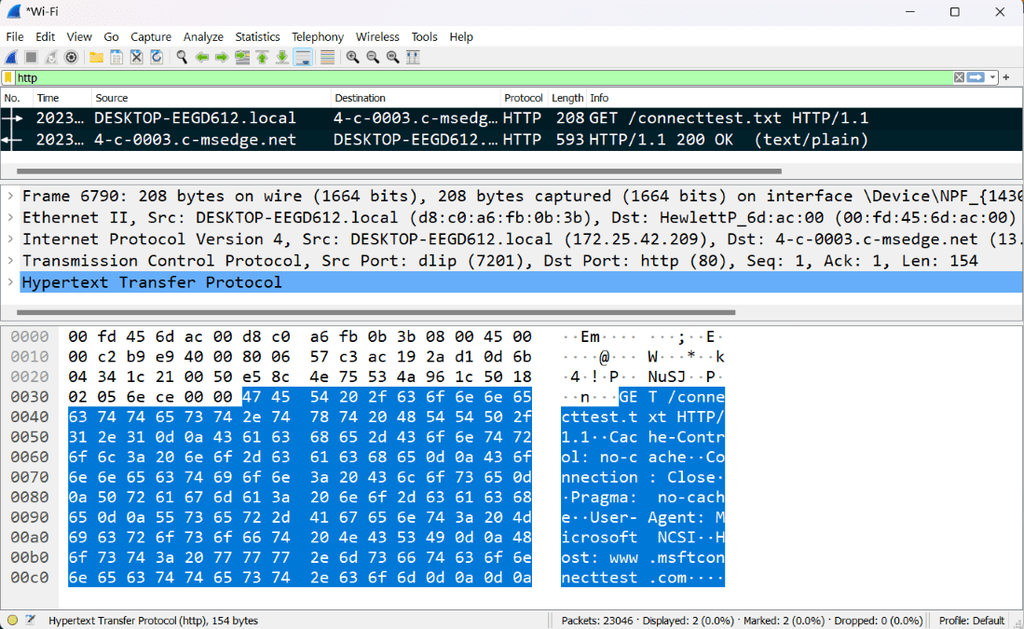 What is Control Protocol Dissection in Wireshark? - GeeksforGeeks