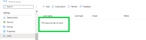 How to Add or Remove Locks From an Azure Resource? - GeeksforGeeks