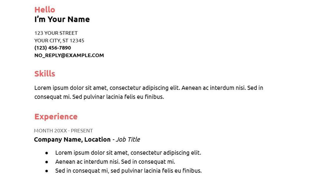 What's the Best Resume Font, Size, and Format - GeeksforGeeks