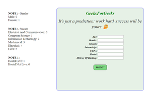 Django - Machine Learning Placement Prediction Project - GeeksforGeeks