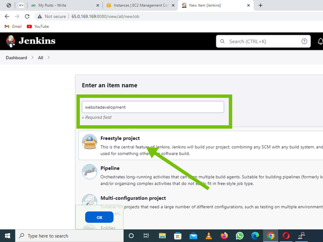 Website Development with Jenkins Job on AWS-EC2 - GeeksforGeeks