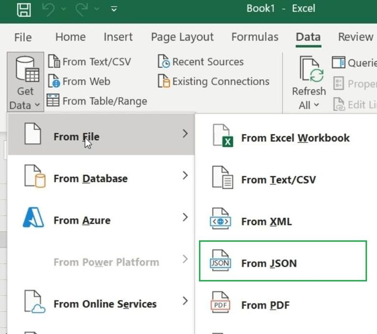 How to Convert a JSON File to Microsoft Excel? - GeeksforGeeks