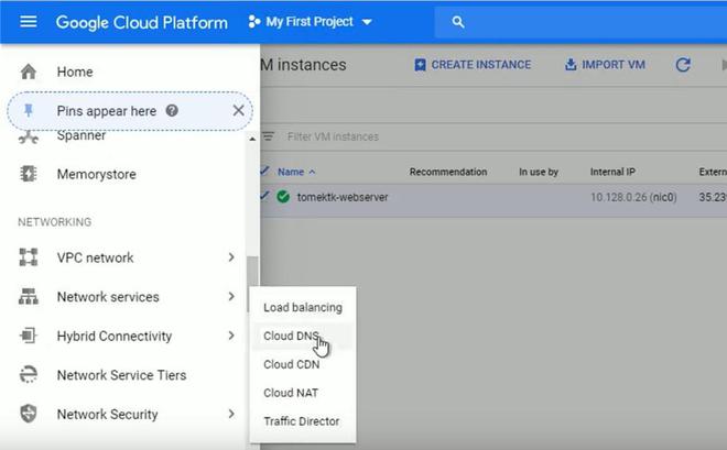 How to Use Cloud DNS to Expose Your Web Page to Internet? - GeeksforGeeks