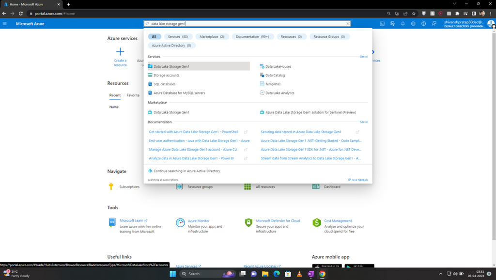 How To Setup Data Lake Storage Gen1? - GeeksforGeeks