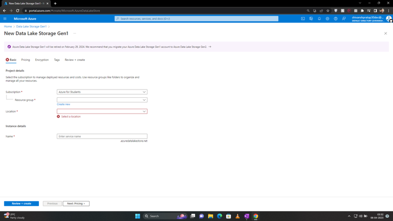 How To Setup Data Lake Storage Gen1? - GeeksforGeeks