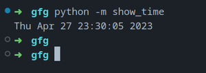 Run function from the command line In Python - GeeksforGeeks
