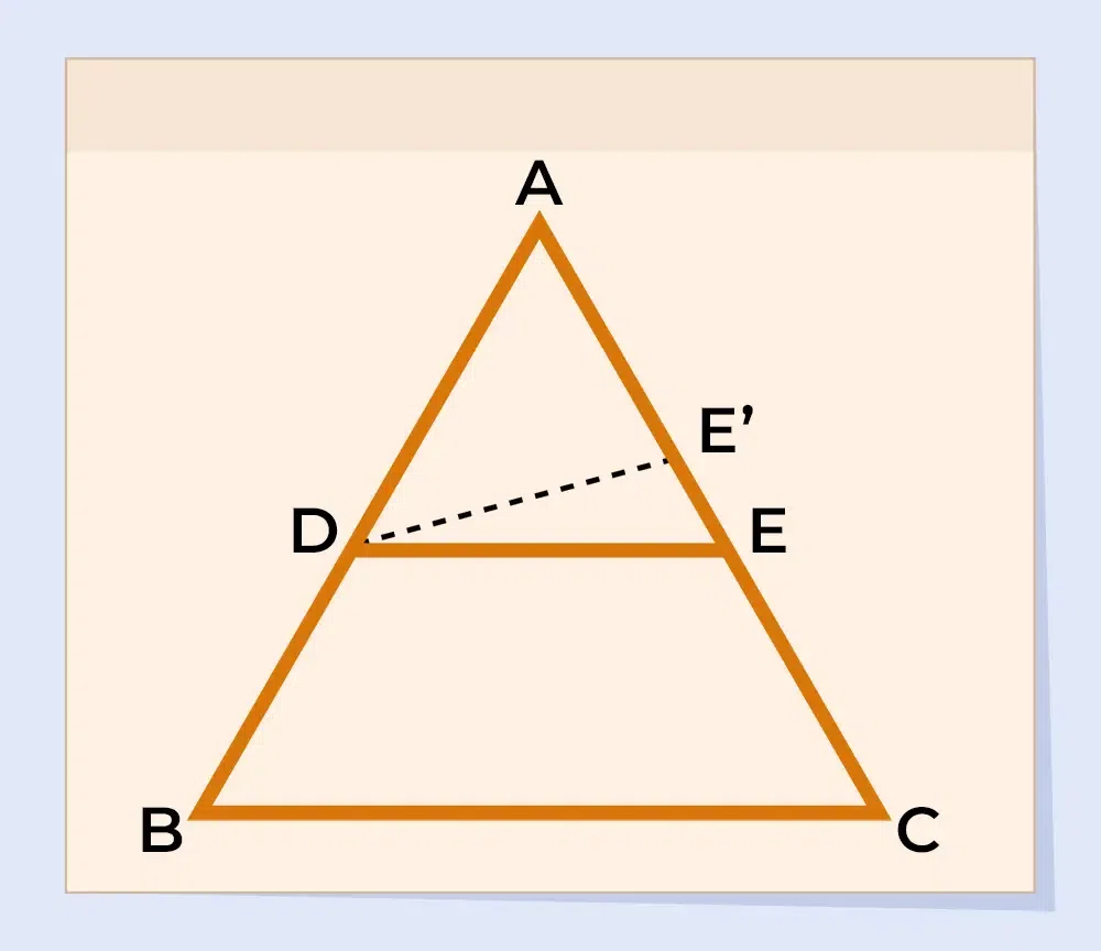 Basic Proportionality Theorem BPT Class 10 Proof And Examples