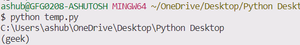Get Current directory in Python - GeeksforGeeks