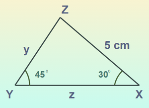 Sine Rule - GeeksforGeeks