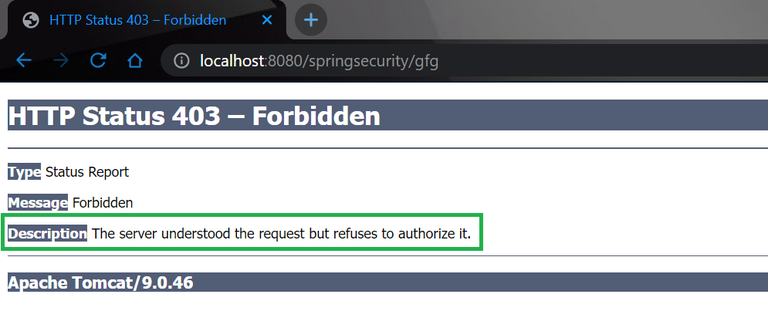 Spring Security - Deny Access to All URLs - GeeksforGeeks