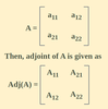 Adjoint of a Matrix - GeeksforGeeks
