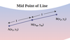 Mid Point Formula in Coordinate Geometry - GeeksforGeeks