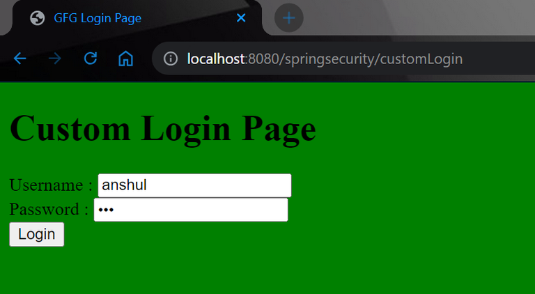 Spring Security - Registration and Login Process - GeeksforGeeks