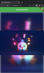 Flutter - ImageFiltered Widget - GeeksforGeeks