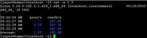 SAR command in Linux to monitor system performance - GeeksforGeeks