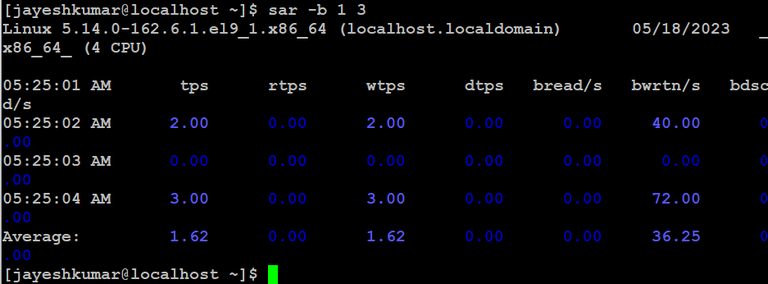 SAR command in Linux to monitor system performance - GeeksforGeeks