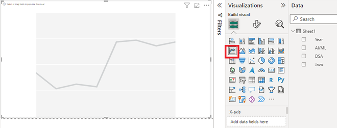 Power BI – Line Charts | GeeksforGeeks