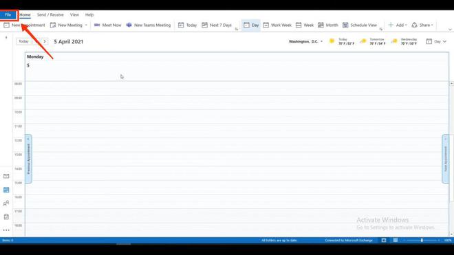 How to Create an Out Of Office Message in Outlook - GeeksforGeeks
