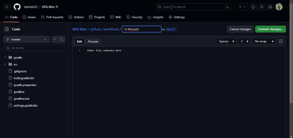 How to Set Up a CI Pipeline for Ktor Using GitHub Actions? - GeeksforGeeks