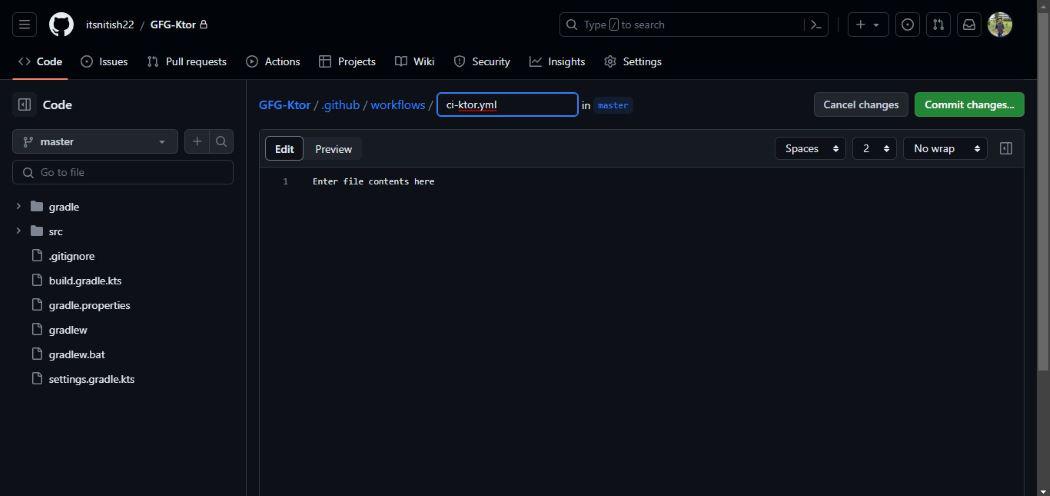 How to Set Up a CI Pipeline for Ktor Using GitHub Actions? - GeeksforGeeks
