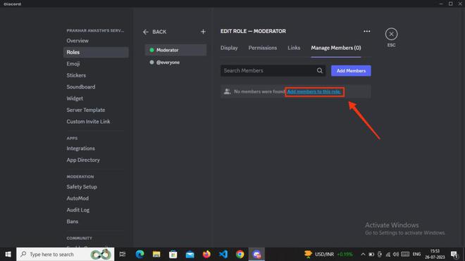 How to Make Someone Mod in Discord - GeeksforGeeks