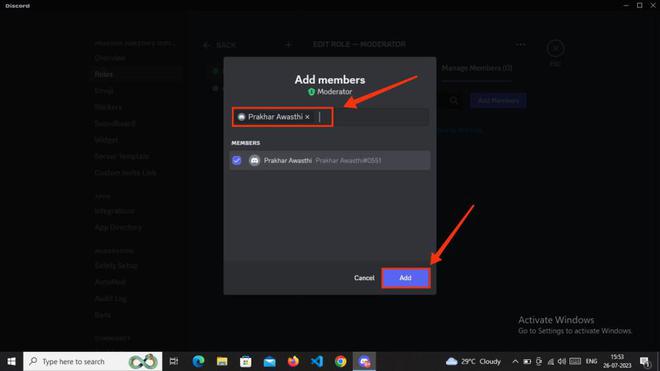 How to Make Someone Mod in Discord - GeeksforGeeks