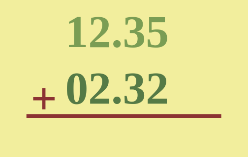 Addition and Subtraction of Decimals - GeeksforGeeks