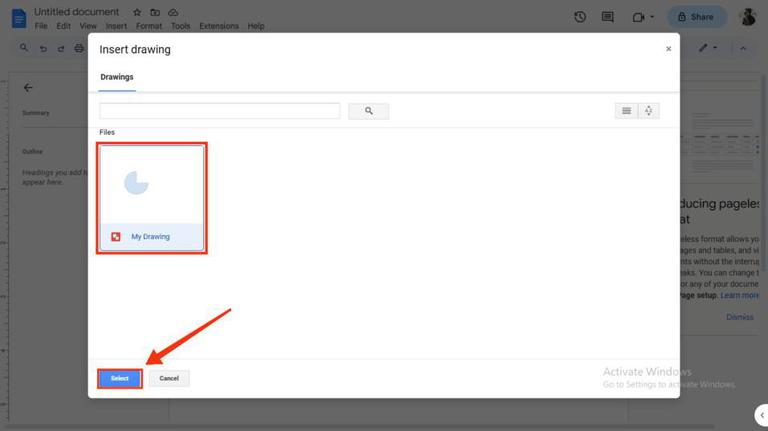 How to Draw in Google Docs - GeeksforGeeks