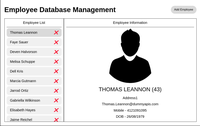 Employee Database Management System using HTML CSS and JavaScript ...