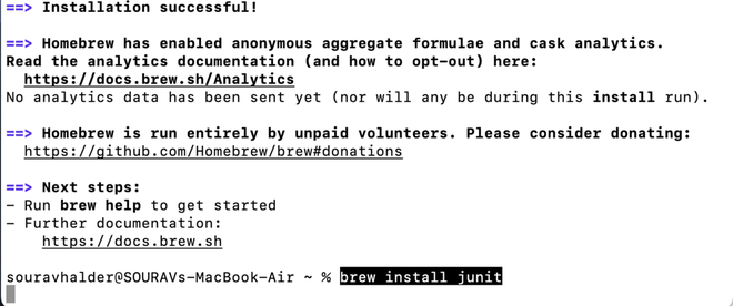 How to Install JUnit Libraries in MacOS? - GeeksforGeeks