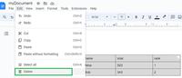 How to Delete a Table in Google Docs - GeeksforGeeks