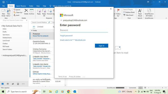 How to Add an Additional Email Account to Outlook - GeeksforGeeks