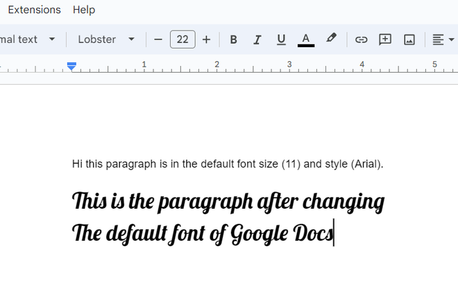 How to Change Font in Google Docs - GeeksforGeeks