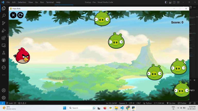 Angry Bird Game Using PyGame - GeeksforGeeks
