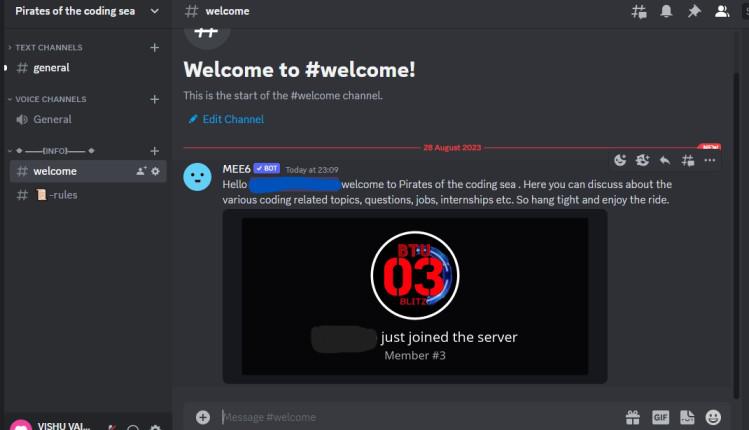 How to Set up a Discord Welcome Channel - GeeksforGeeks