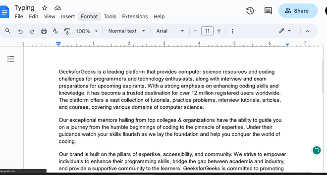 How to Check for Plagiarism in Google Docs - GeeksforGeeks
