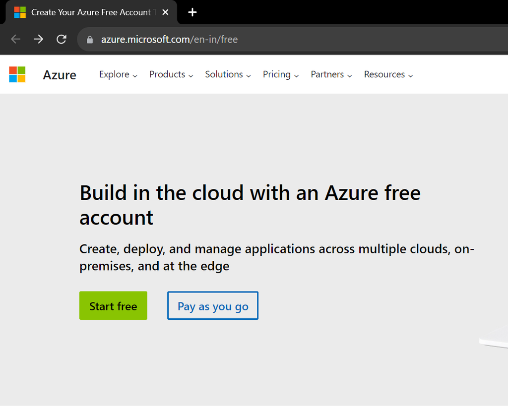 How to Create a Free Azure Account? - GeeksforGeeks
