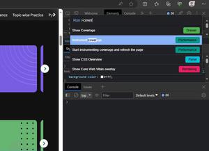 Find unused JS and CSS code in Microsoft Edge Browser - GeeksforGeeks