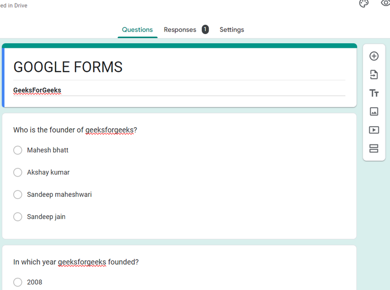 How To Print Google Forms Responses - GeeksforGeeks