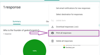 How To Print Google Forms Responses - GeeksforGeeks