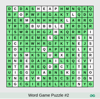 Guess the Word Game #2 - Puzzle Of The Week - GeeksforGeeks