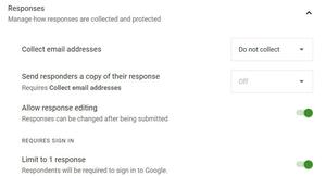 How to Limit Responses in Google Forms - GeeksforGeeks